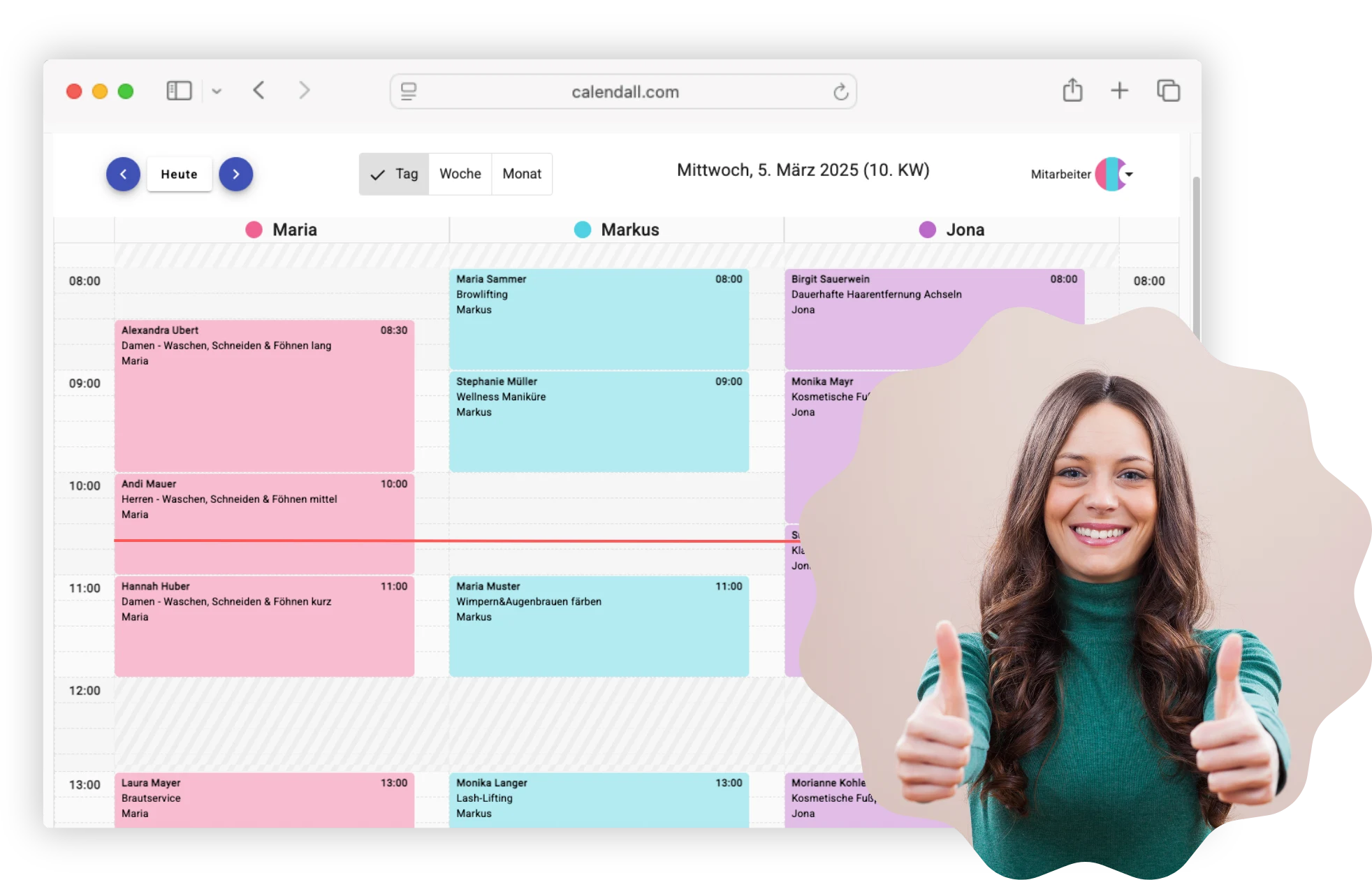 Online-Terminkalender und Terminplanerapp I Friseur & Kosmetik